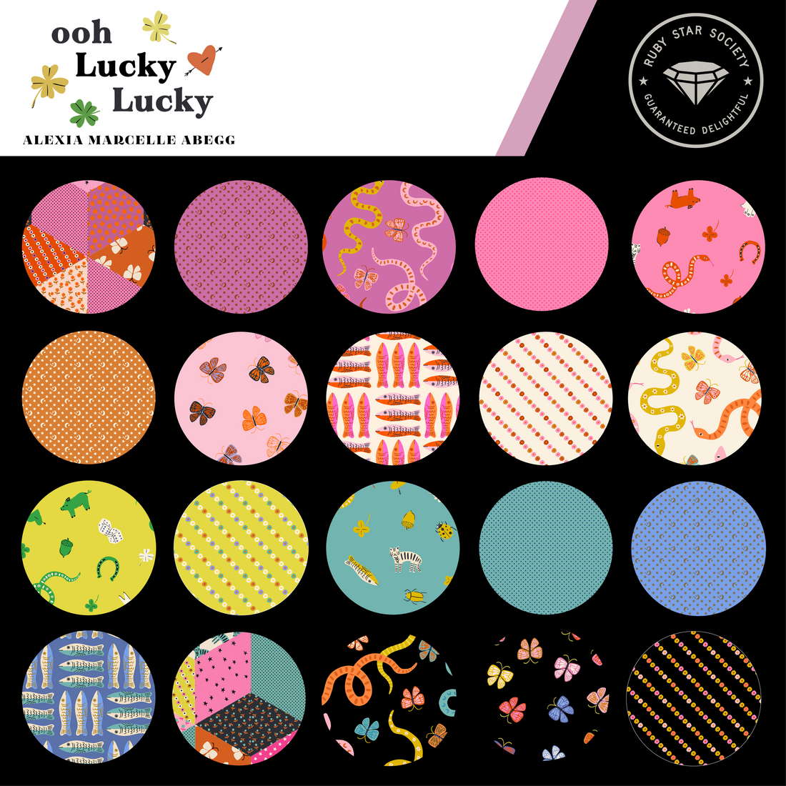 Caramel - Tumbling Blocks from Ooh Lucky Lucky by Alexia Abegg of Ruby